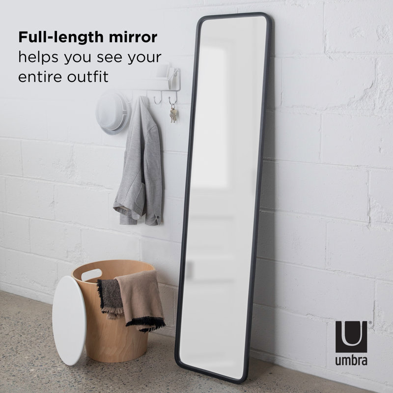 Umbra Hub Rectangle Rubber Mirror & Reviews | Wayfair