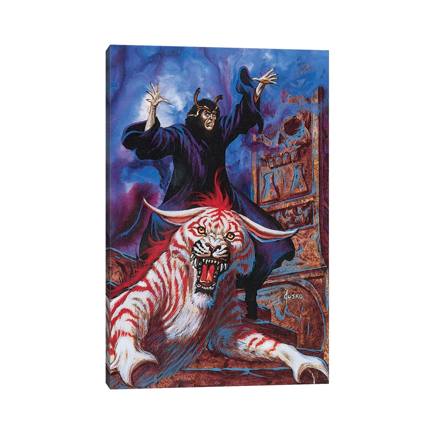 East Urban Home Spellcaster by Joe Jusko - Wrapped Canvas Painting ...