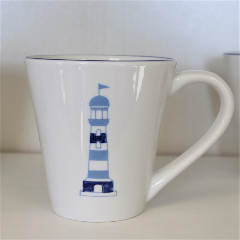 Euro Ceramica Nautical Ahoy Assorted Mugs & Reviews | Wayfair