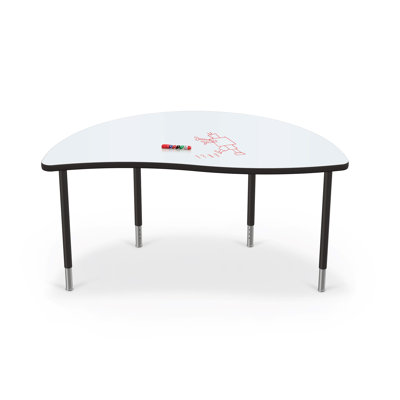 MooreCo Hierarchy Creator HPL Whiteboard Half Circle Activity Table ...
