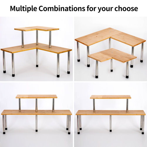 Rebrilliant Lakky 2 Tier Shelving Rack | Wayfair