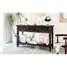 Alcott Hill® Classic Console With Shelf Storage - Solid Wood & , Retro ...