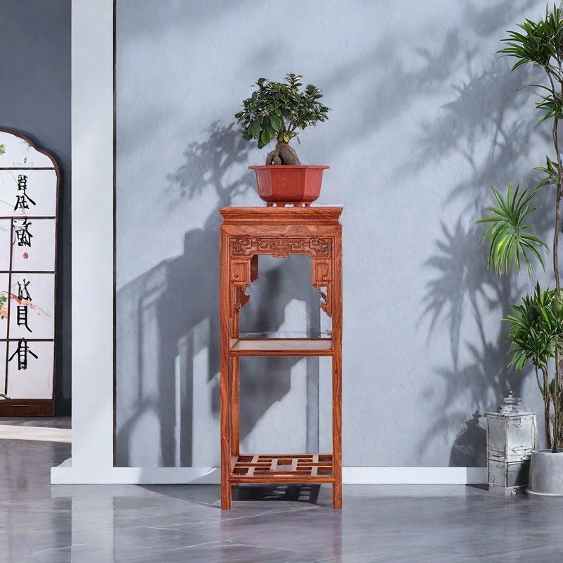 dujinlong home Flower bonsai rack multi-layer storage Chinese sty | Wayfair