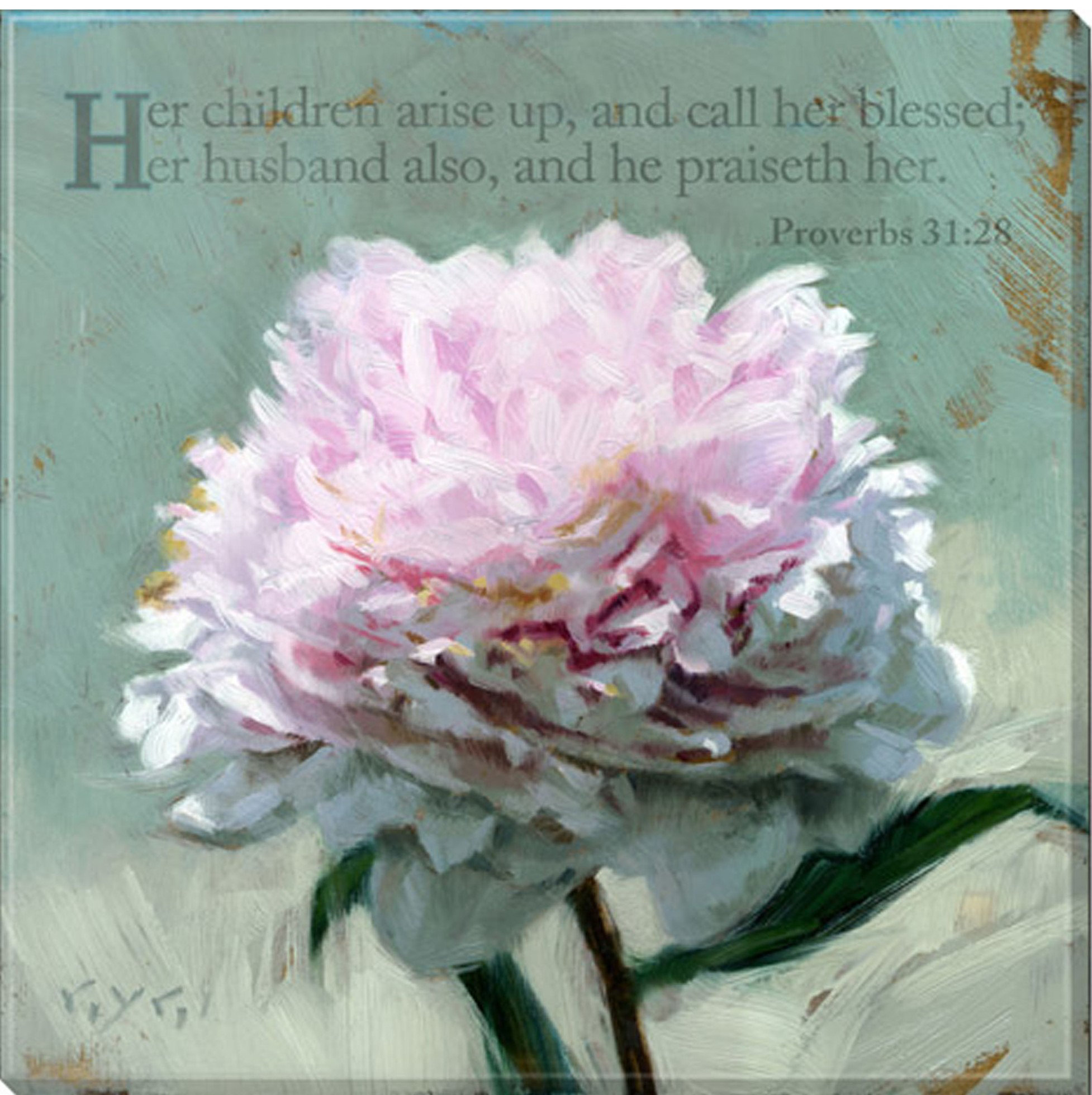 Darren Gygi Home Collection Inspirational Peony Giclee by Darren Gygi ...