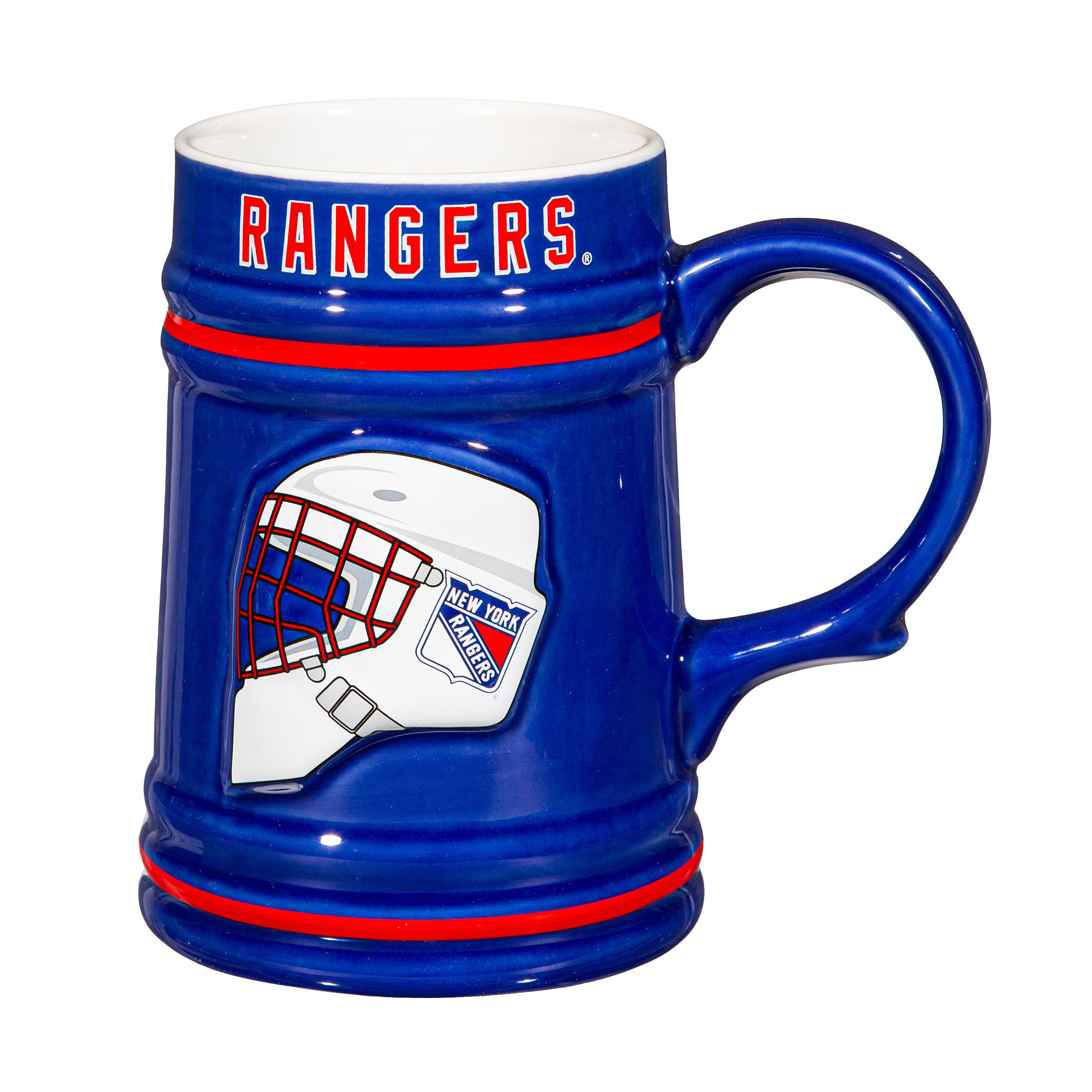 Charlton Home® New York Rangers Ceramic Stein Cup, 24oz | Wayfair