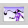 Bright Star Abstract Purple Alien - Single Picture Frame Print on ...