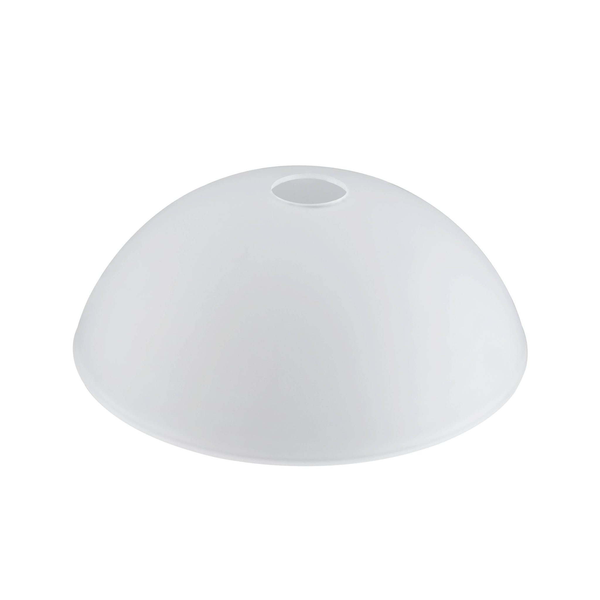 Wrought Studio™ Glass Bowl Lamp Shade ( Screw on ) in White | Wayfair