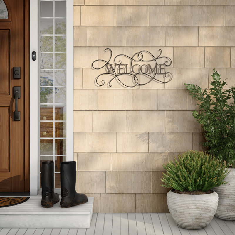 Rosalind Wheeler Metal Text Wall Decor & Reviews | Wayfair