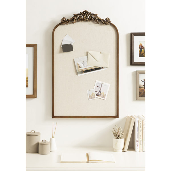 House of Hampton® Arendahl Arch Framed Pinboard 19x31 & Reviews | Wayfair