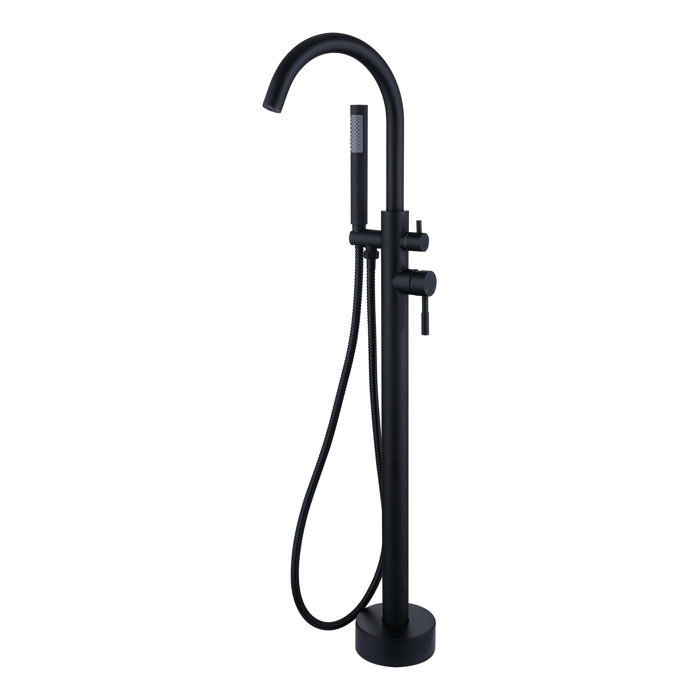 Averen Inc Kebo 2 Handle Floor Mounted Freestanding Tub Filler with ...