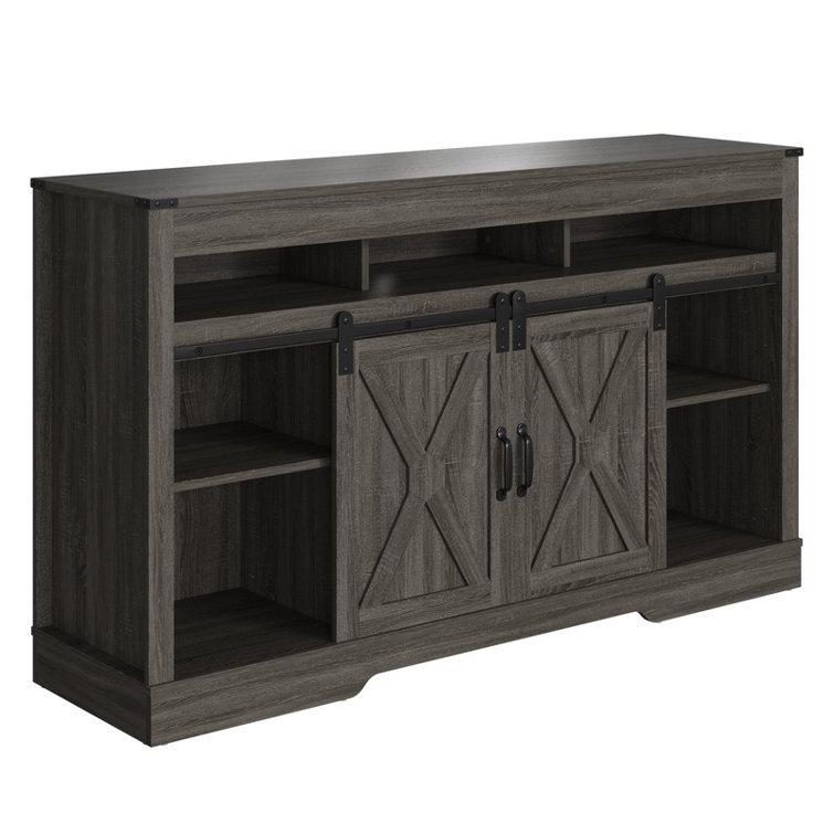 Gracie Oaks Yernar 58'' Media Console | Wayfair