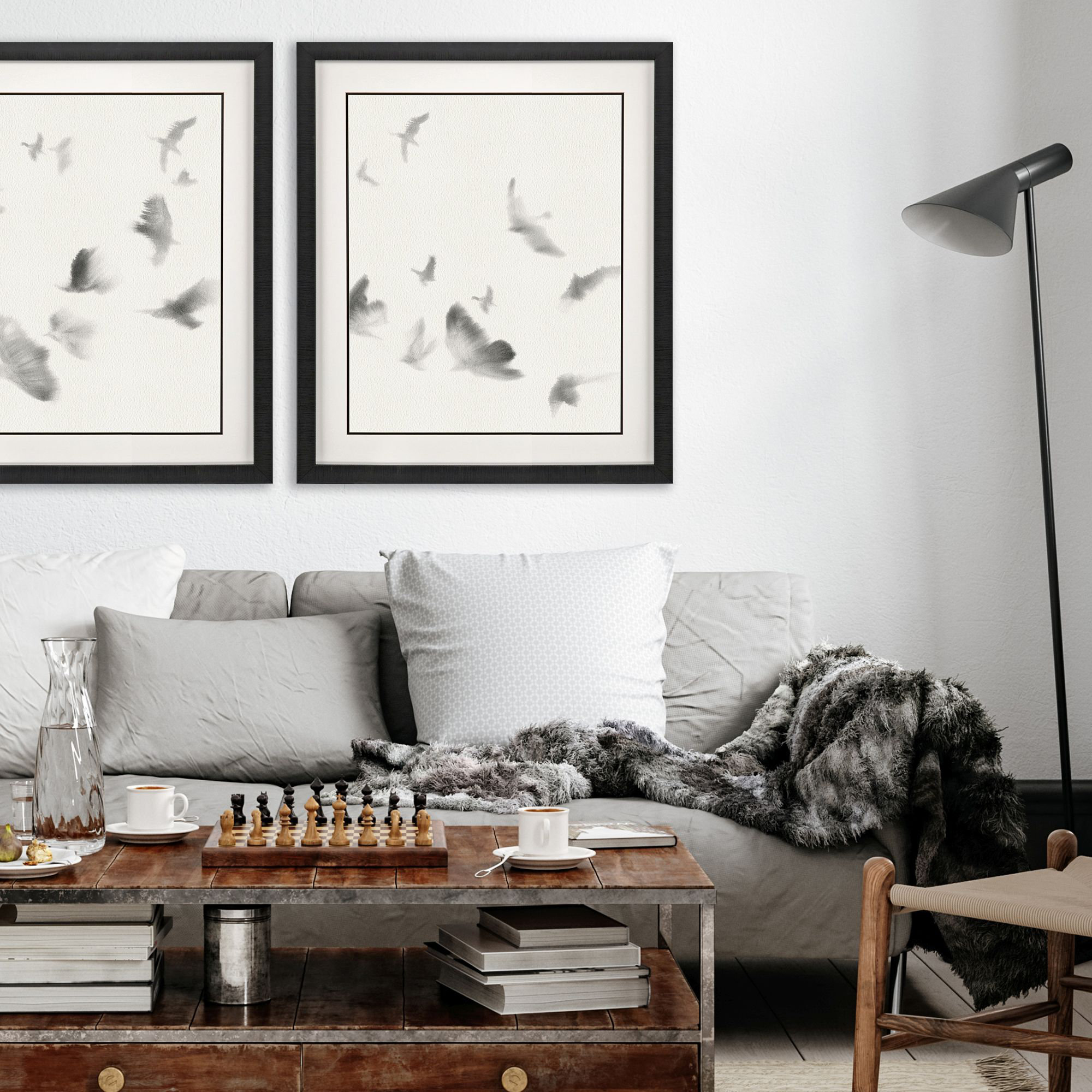 Paragon " Birds In Flight - Swoop " by Hegre Print on Paper | Wayfair