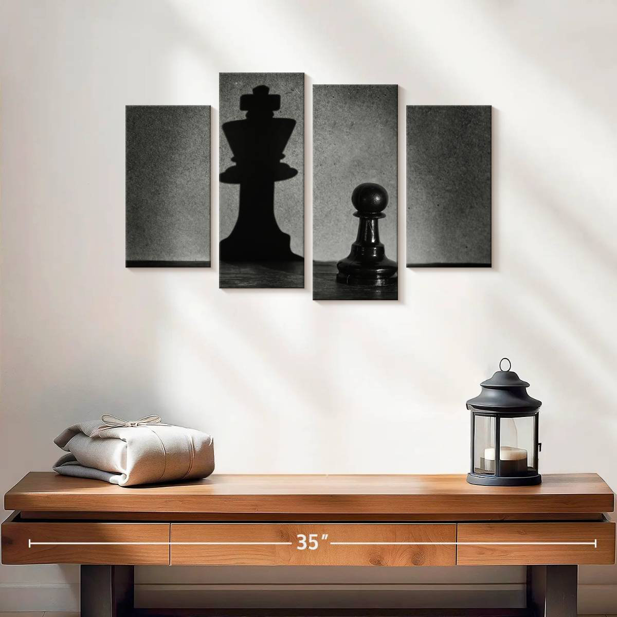 Ebern Designs Senne Chess Pawn King Shadow | Wayfair
