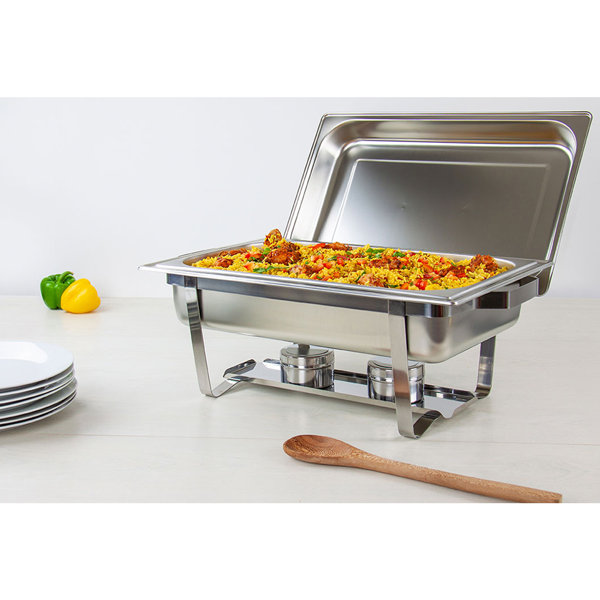 Belfry Kitchen Edelstahl Chafing Dish Buffet 8,5 L | Wayfair.de