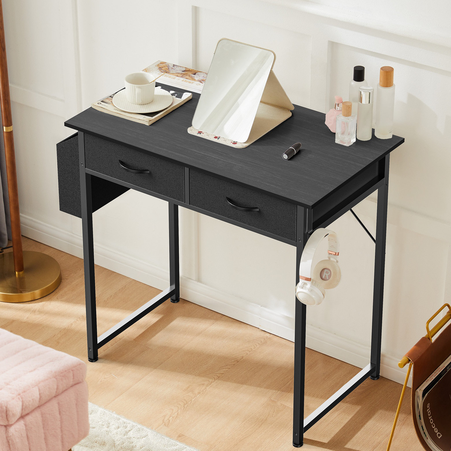 17 Stories Computer Desk Small Home Office Bedroom Writing Study PC ...