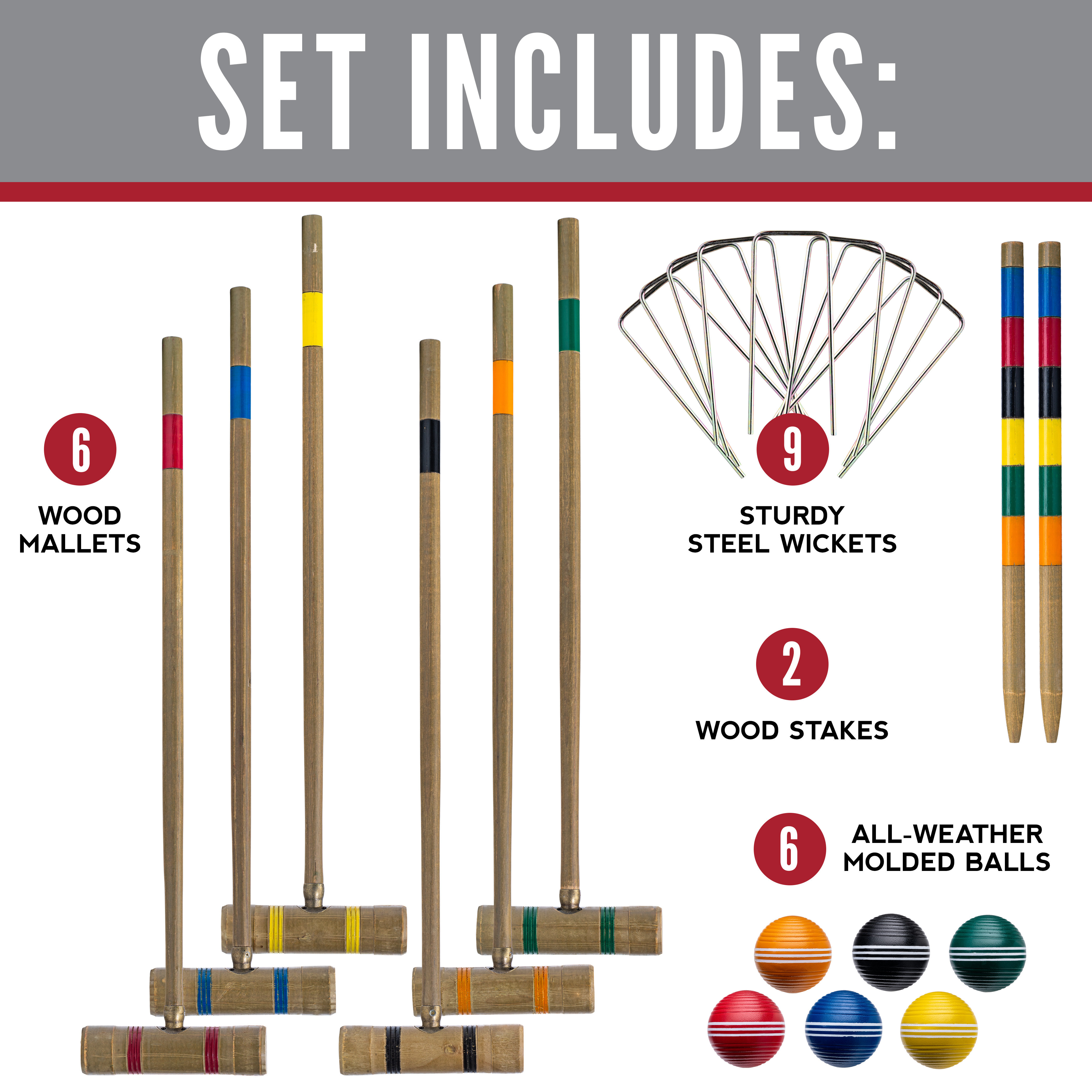 Franklin Sports Vintage Croquet Set & Reviews | Wayfair