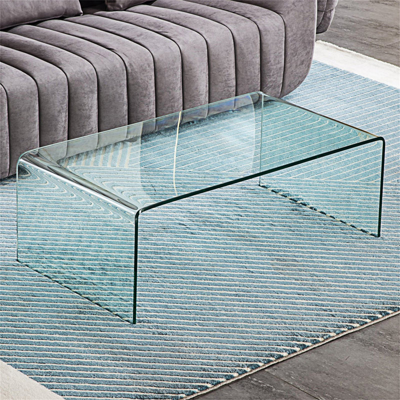 Ivy Bronx Essence Tempered Glass Single Coffee Table | Wayfair