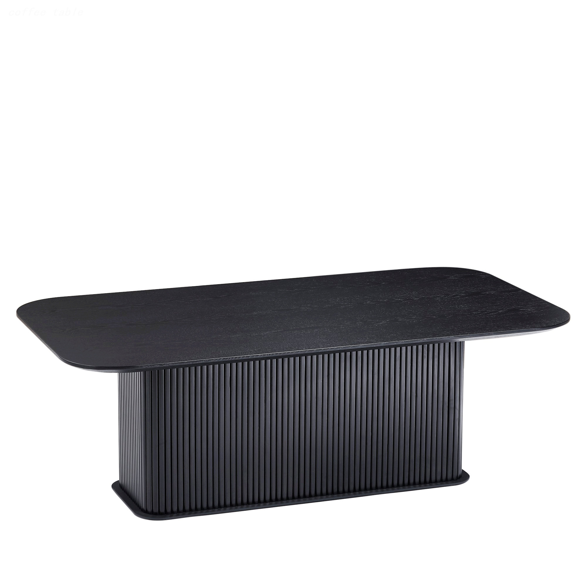 Hokku Designs Coffee Table, Rectangular Accent Table With Metel Feet ...