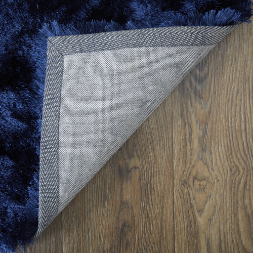 The Conestoga Trading Co. Hand Tufted Performance Dark Blue Rug ...