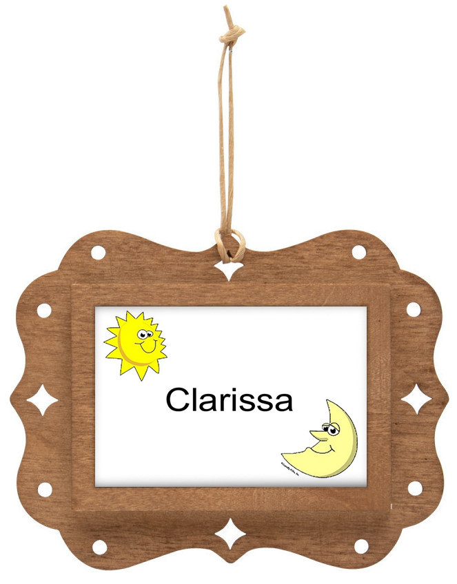 Printed Perfection Personalized Sun and Moon Key Chain | Wayfair