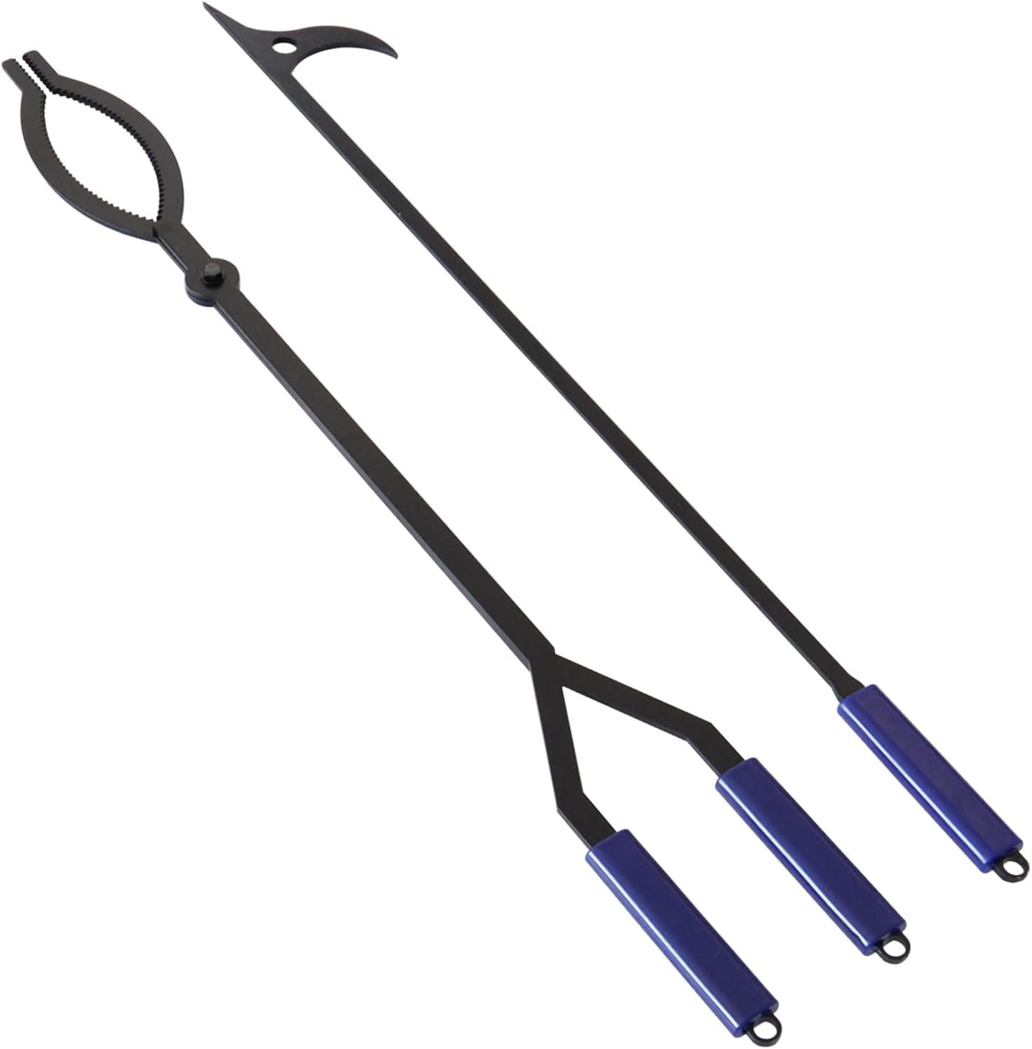 G & R PLUMBING ENTERPRISES, INC. 40" Fire Log Tongs Firewood Grabber ...