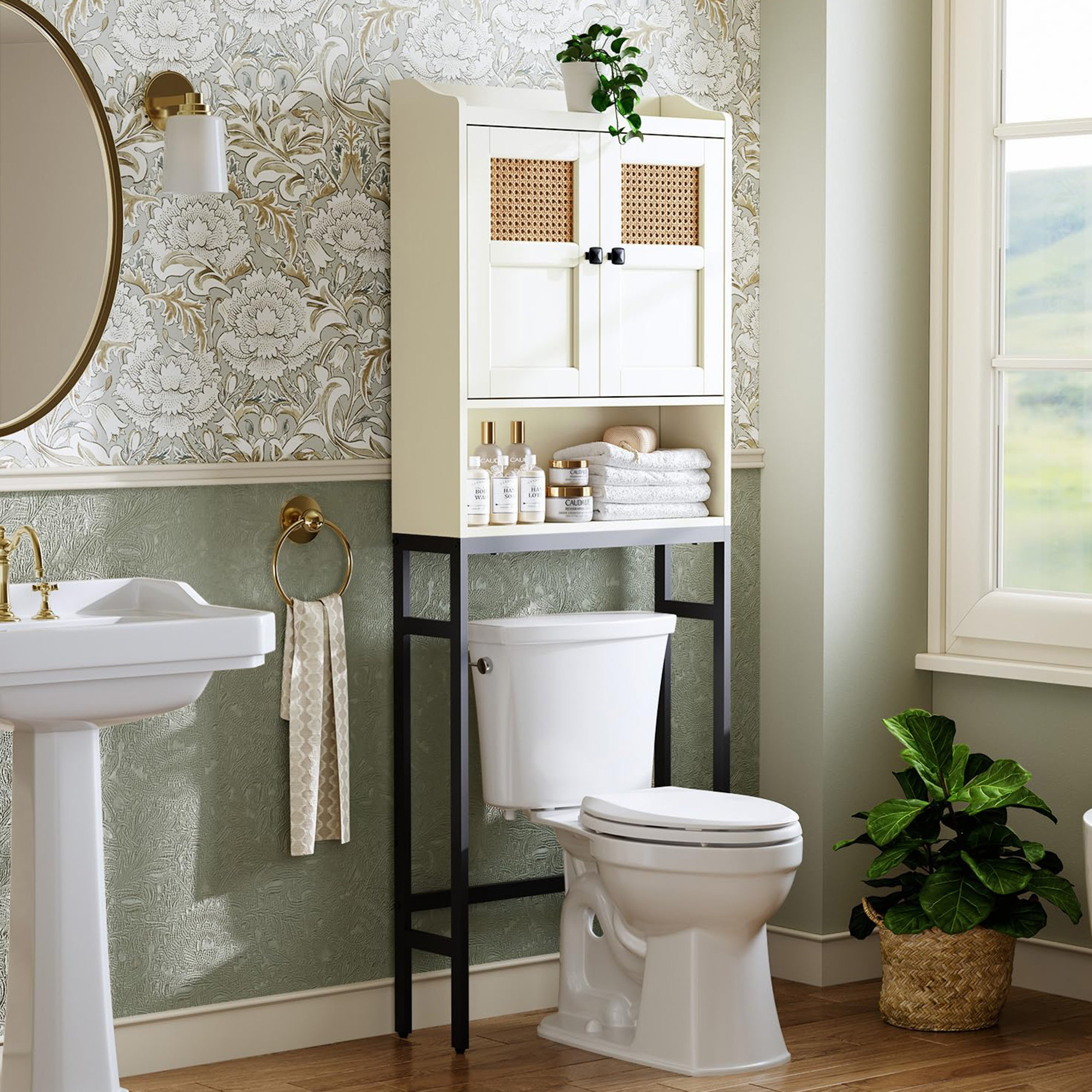 Bayou Breeze Over Toilet Bathroom Storage Cabinet - Wayfair Canada