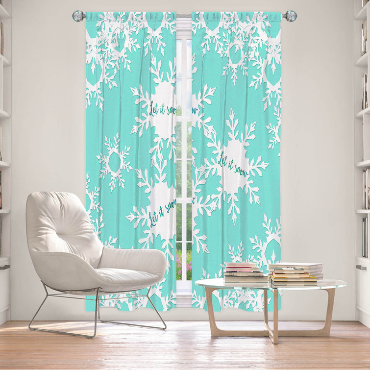 The Holiday Aisle® Hellan Synthetic Room Darkening Curtain Pair | Wayfair