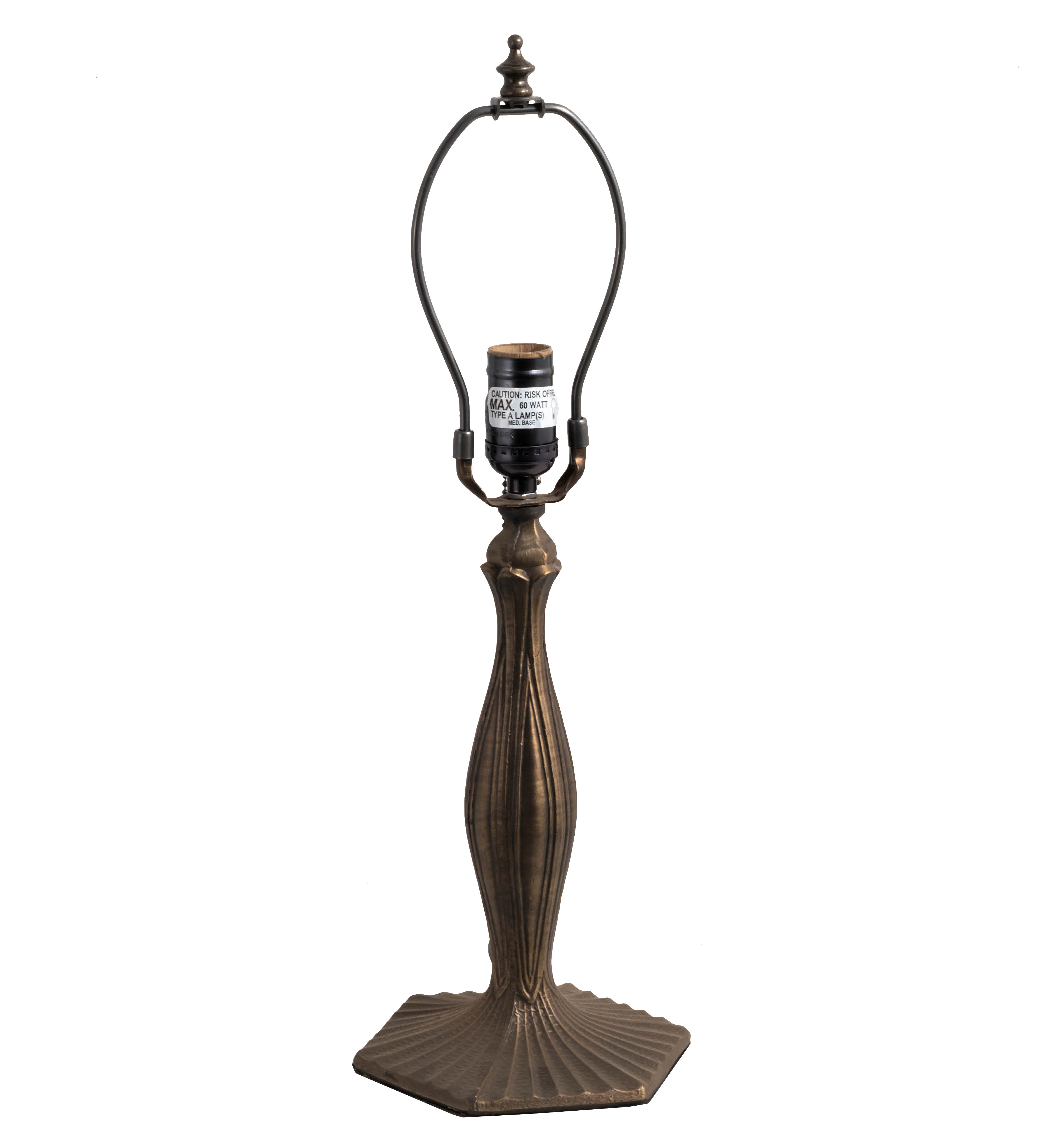 Meyda Lighting Deco Metal Lamp Base Lamp | Wayfair