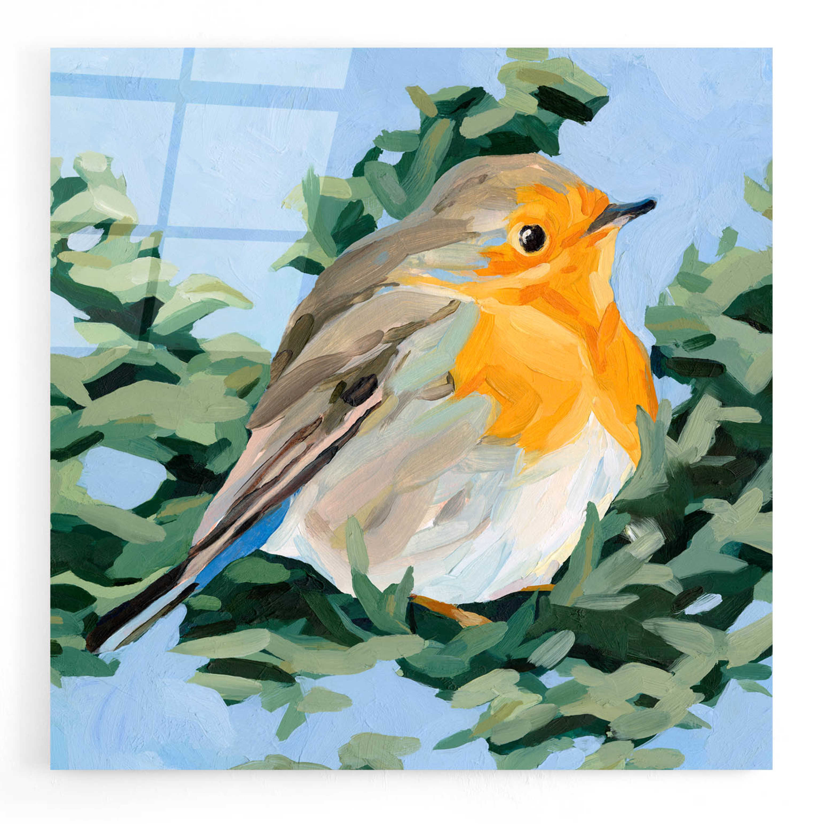 Winston Porter ''Painterly Bird I'' By Emma Scarvey, Acrylic Glass Wall ...