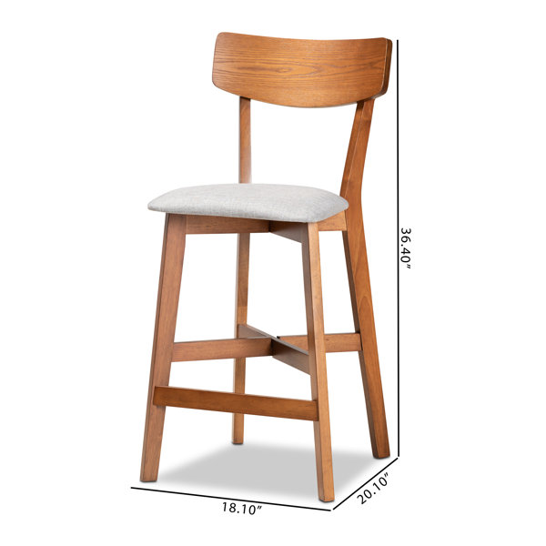 George Oliver Tapley Solid Wood Stool & Reviews | Wayfair