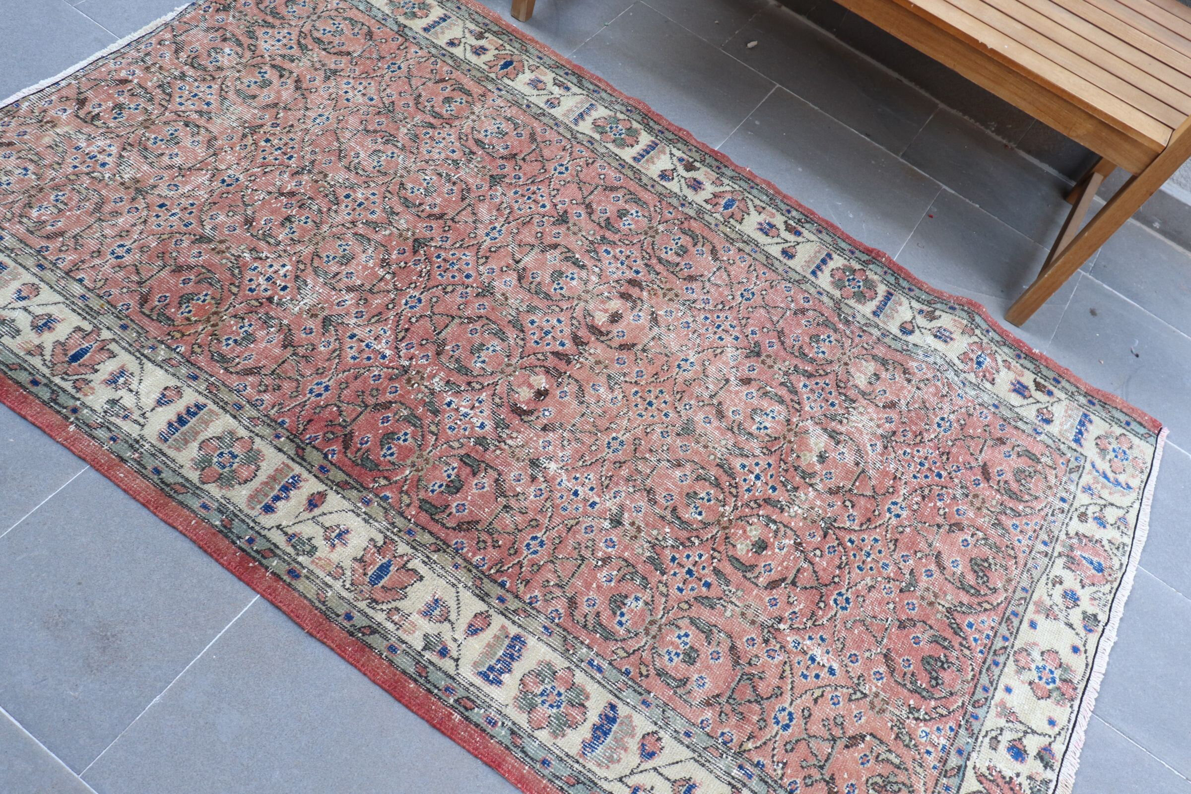 Bungalow Rose Vintage Turkish Antique Red Carpet Area Rug for Bohemian ...