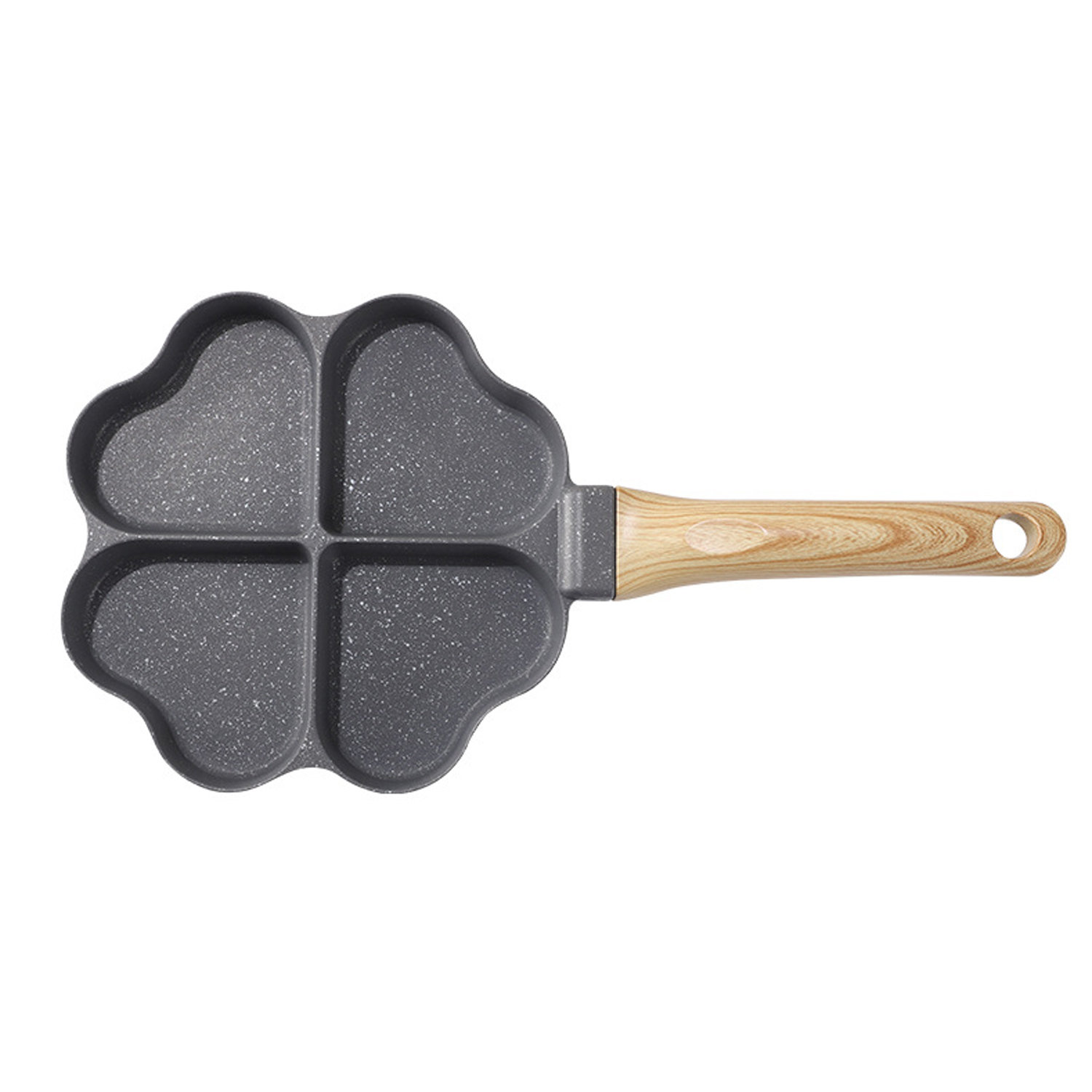 frler Egg Pan Nonstick 4-Cup Heart-Shaped Egg Frying Pan | Wayfair