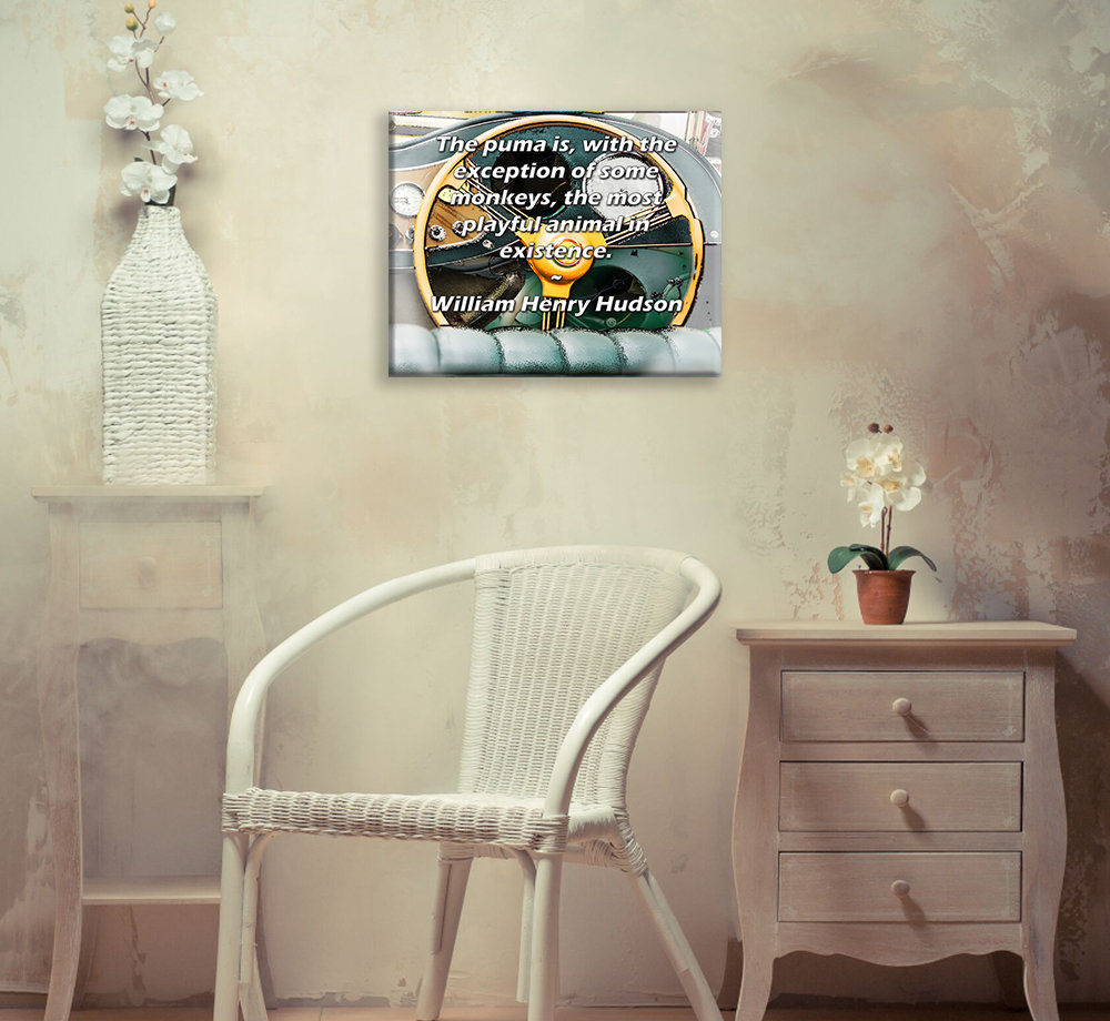 Trinx ArtsyQuotes Gallery Wrapped Canvas By William Henry Hudson: "The ...