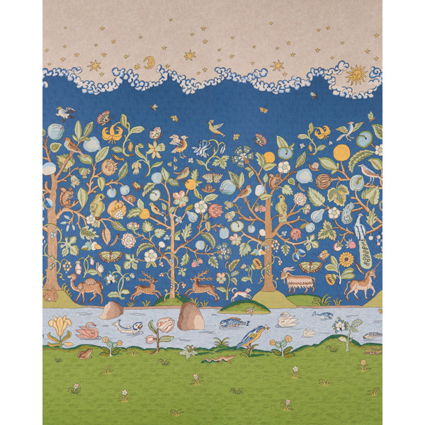Schumacher Chaucer's Forest Panel Set | Wayfair