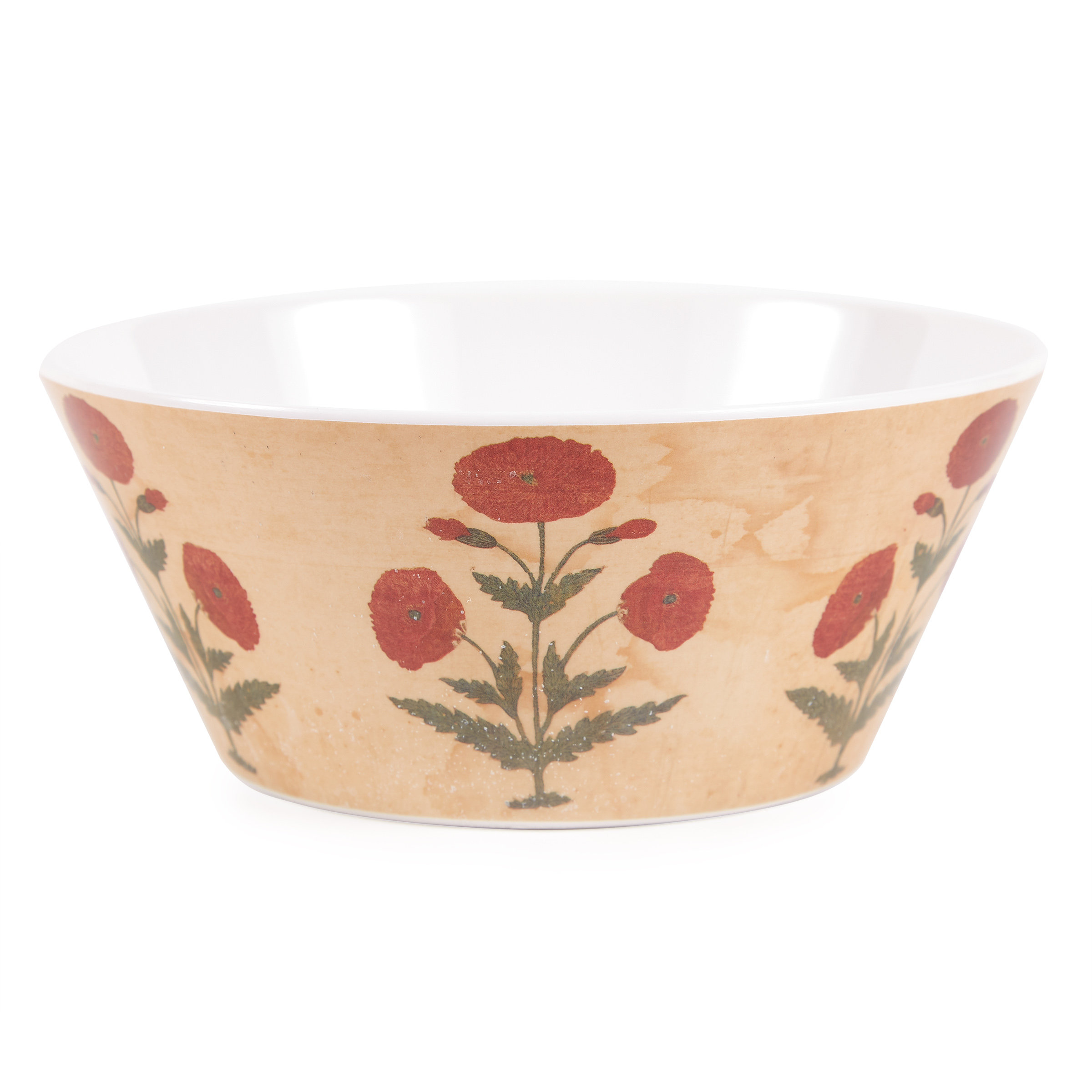 Red Barrel Studio® POPPY RED SMALL BOWLS SET OF 4 | Wayfair