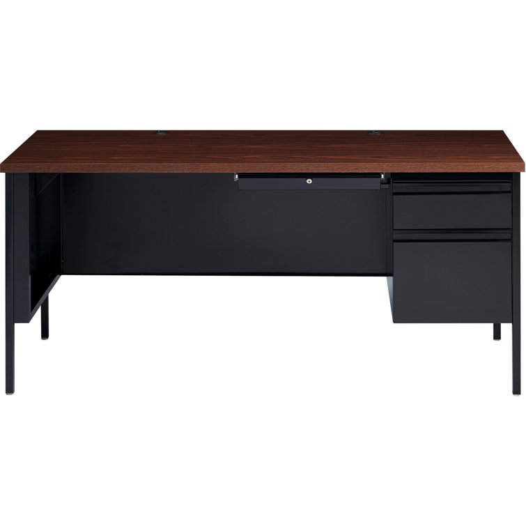 Lorell Fortress Metal Base Writing Desk | Wayfair