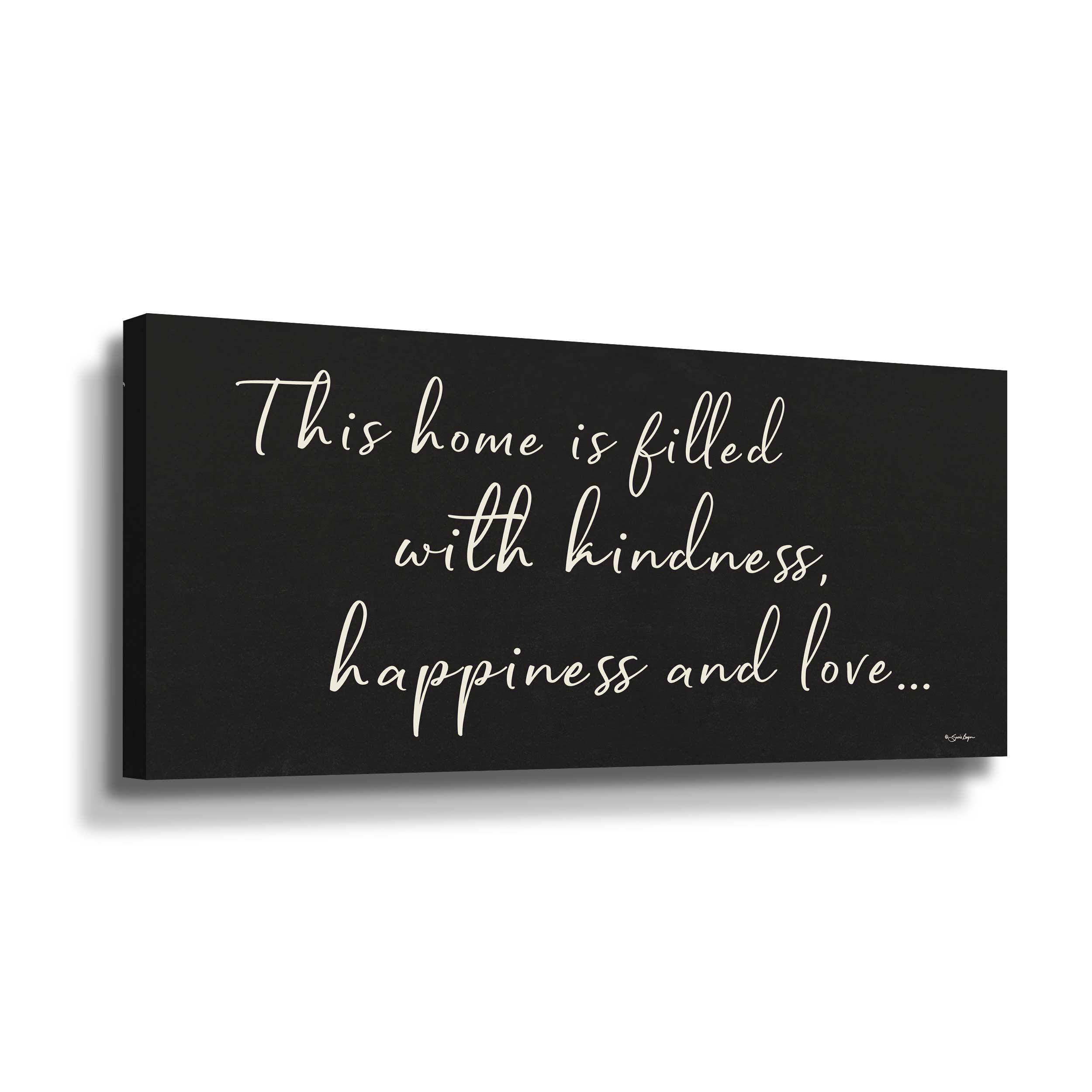Trinx This Home Is Filled - Print on Canvas | Wayfair
