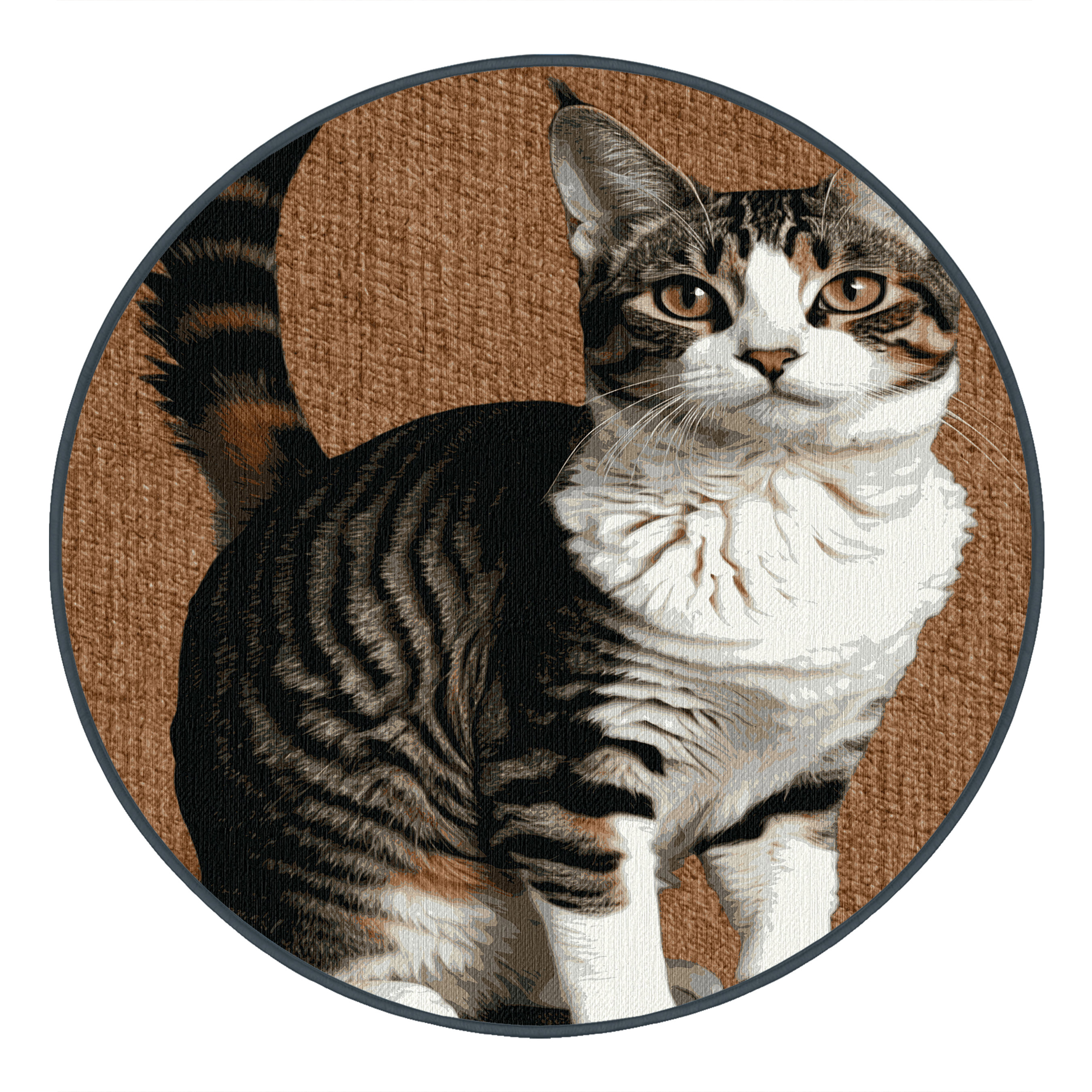 One Allium Way® Washable Oregon Rex Cats Area Rug | Wayfair