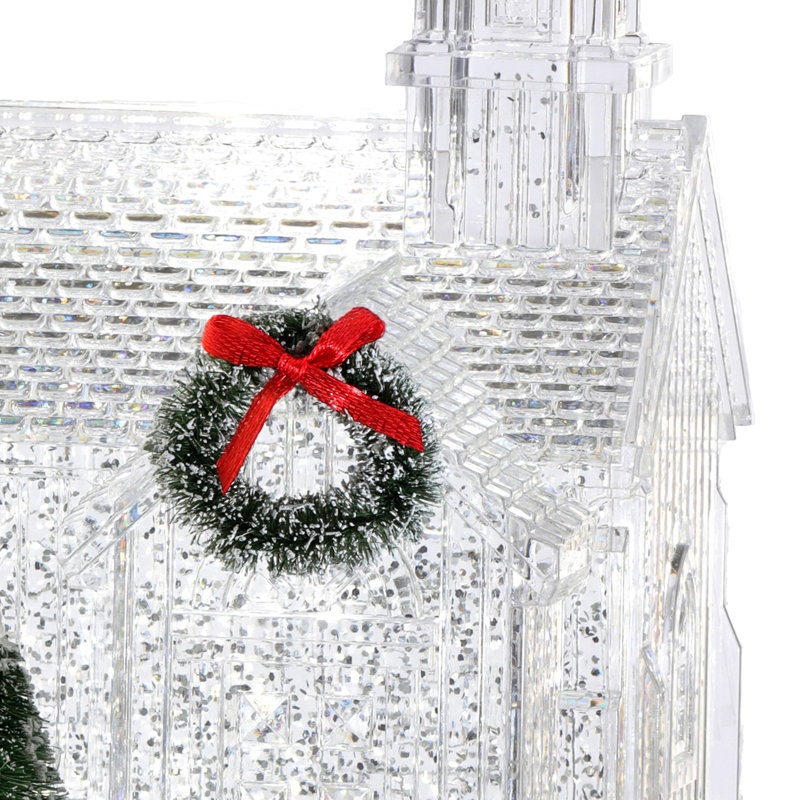 Regency International Crystal Church Globe Decorative Accent & Reviews ...