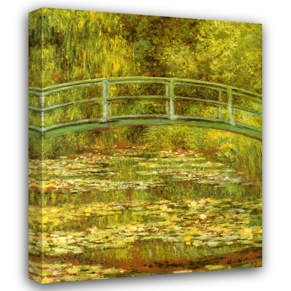 Alcott Hill® The Water Lily Pond & Bridge | Wayfair