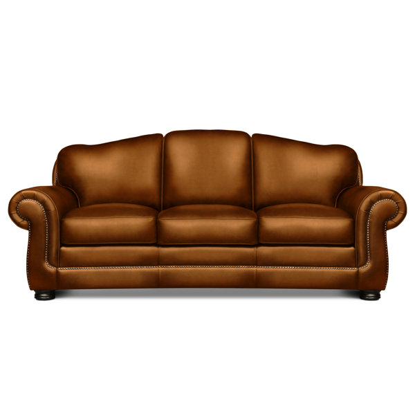 Eleanor Rigby Buckingham 90'' Leather Sofa | Wayfair