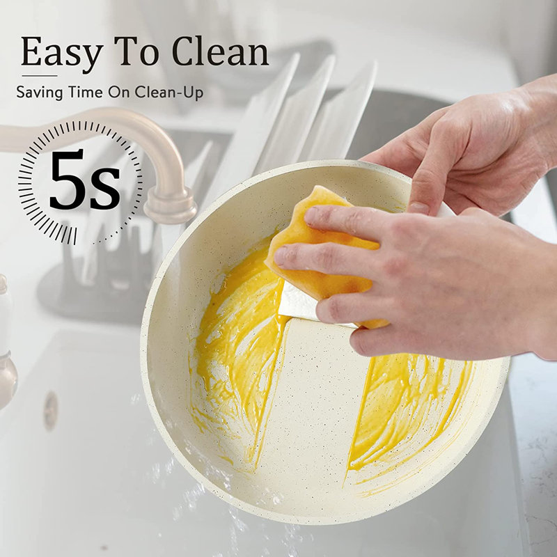 Carote Detachable Handle Nonstick Induction Cookware Set, 11 Piece Oven ...