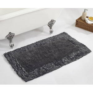 100% Cotton Bath Rugs & Mats You'll Love | Wayfair