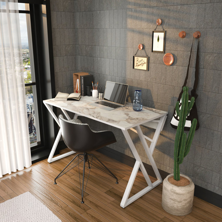 Wade Logan Tenafly Metal Base Desk & Reviews | Wayfair.co.uk