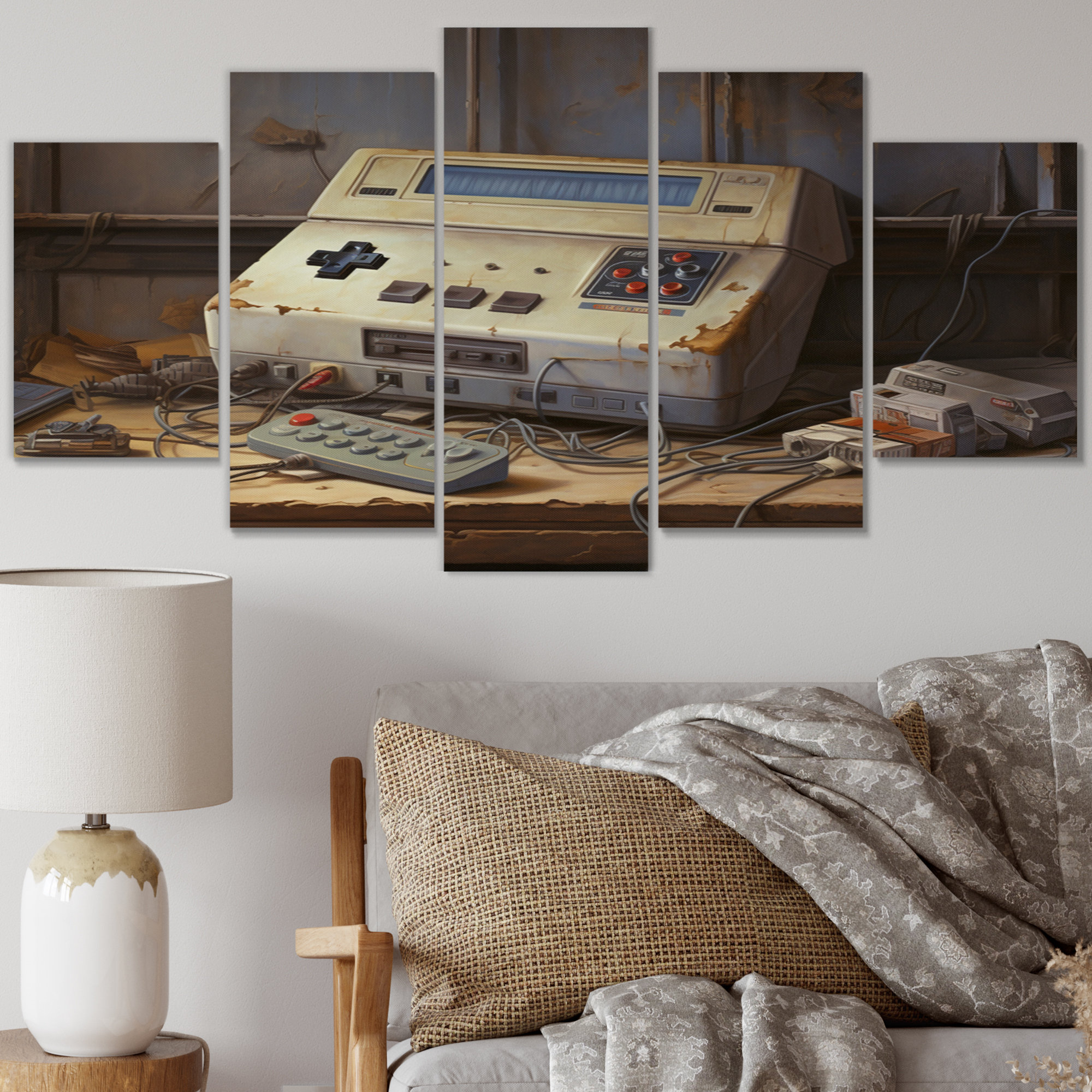 Design Art Vintage Video Game Retro Remembrance II - Entertainment ...