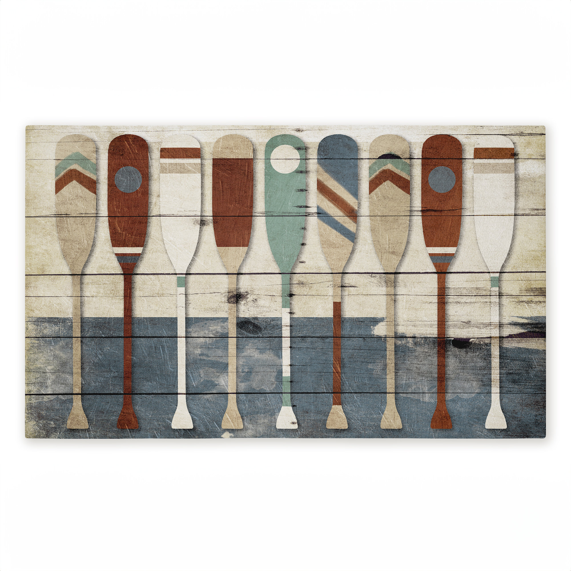 Ophelia & Co. Various Rustic Oars Patterns Printed Outdoor Door Mat ...