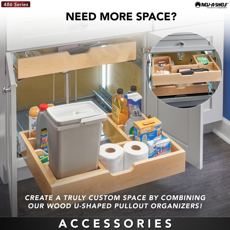 Rev-A-Shelf Wood Vanity Sink Cabinet Pull Out Organizer "& Reviews ...