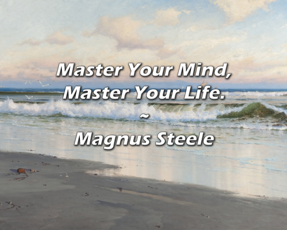 Trinx Magnus Steele Quote: Master Your Mind, Master Your Life. | Wayfair