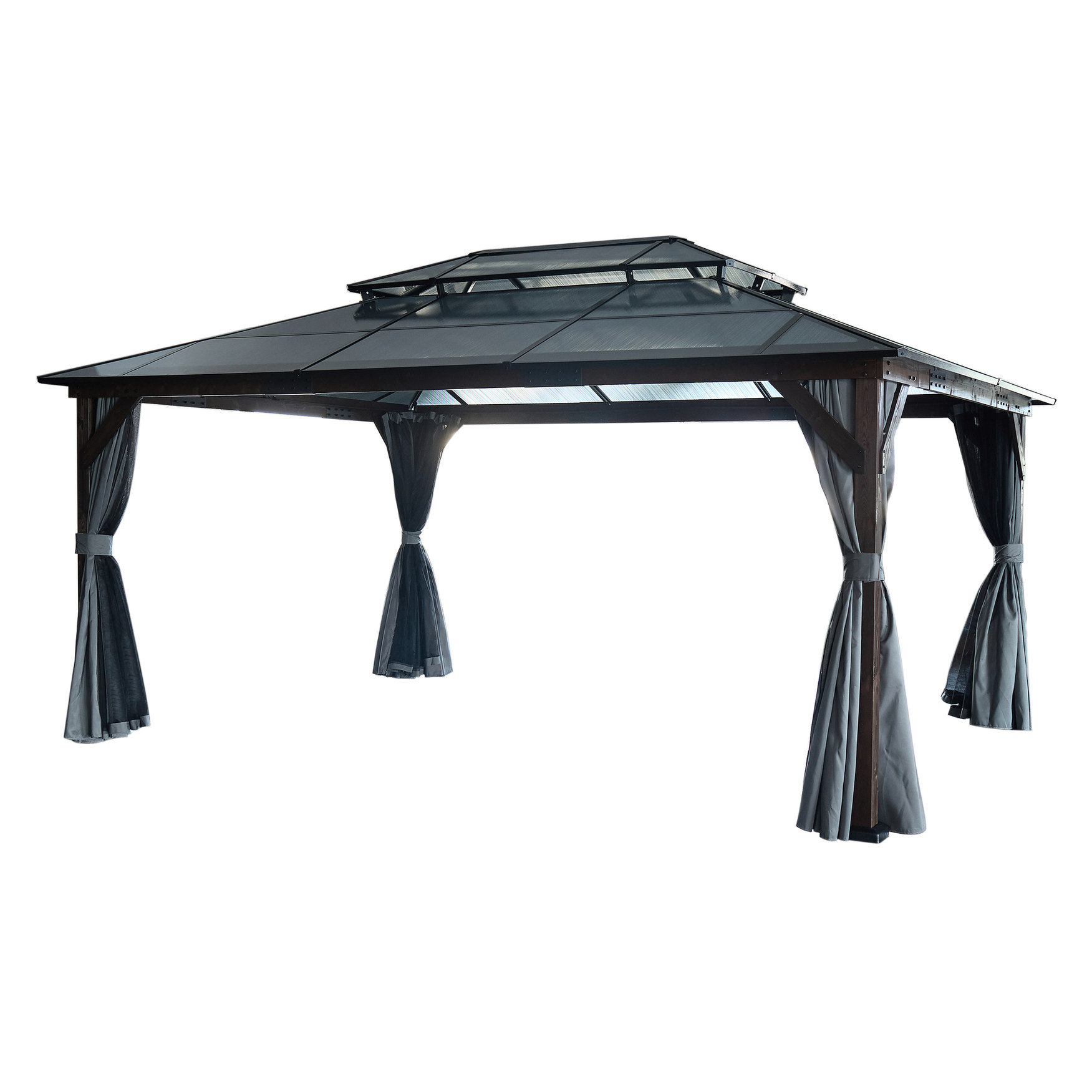 One Allium Way® Gazebo For Outdoor Leisure: Double Roof Ventilation ...