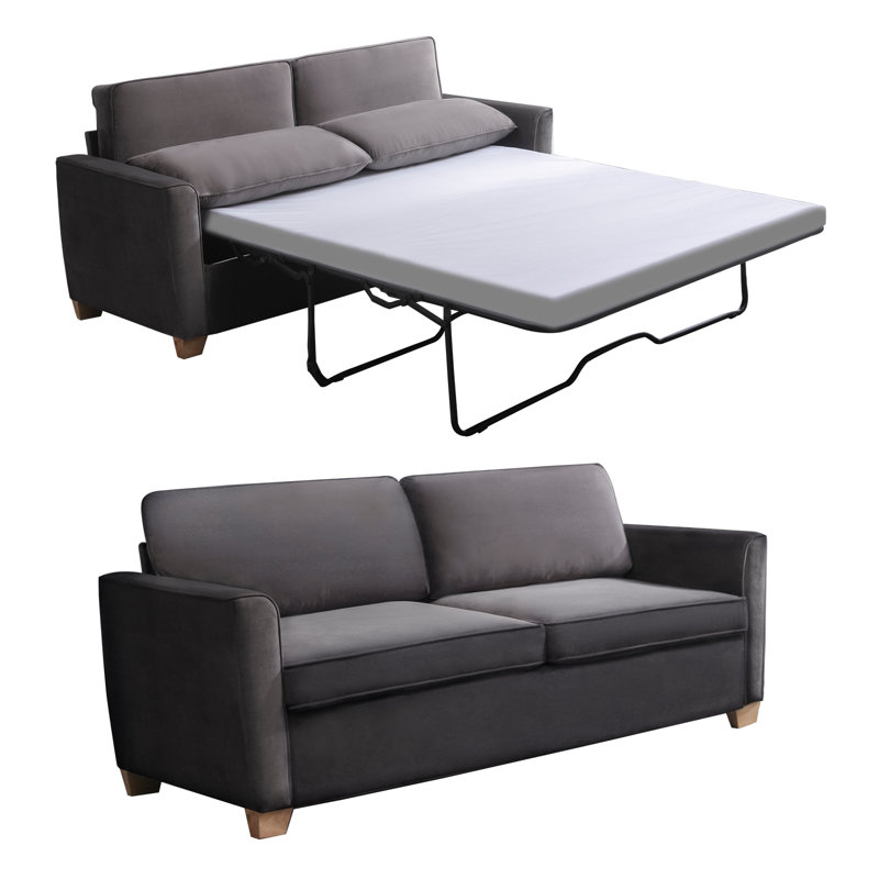 Latitude Run® Latitude Run SpaceMax Convertible Sofa Bed with 5" Gel ...